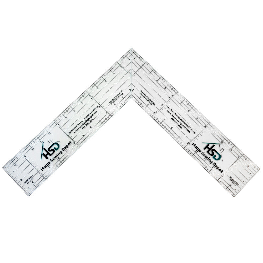 Folding Square Ruler 24" Square 16" Square -Home Dec, Crafts. Quilting