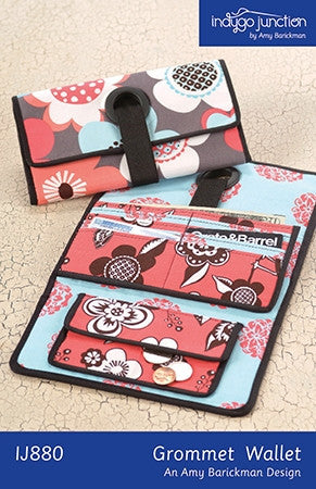 Grommet Wallet Pattern by Amy Barickman