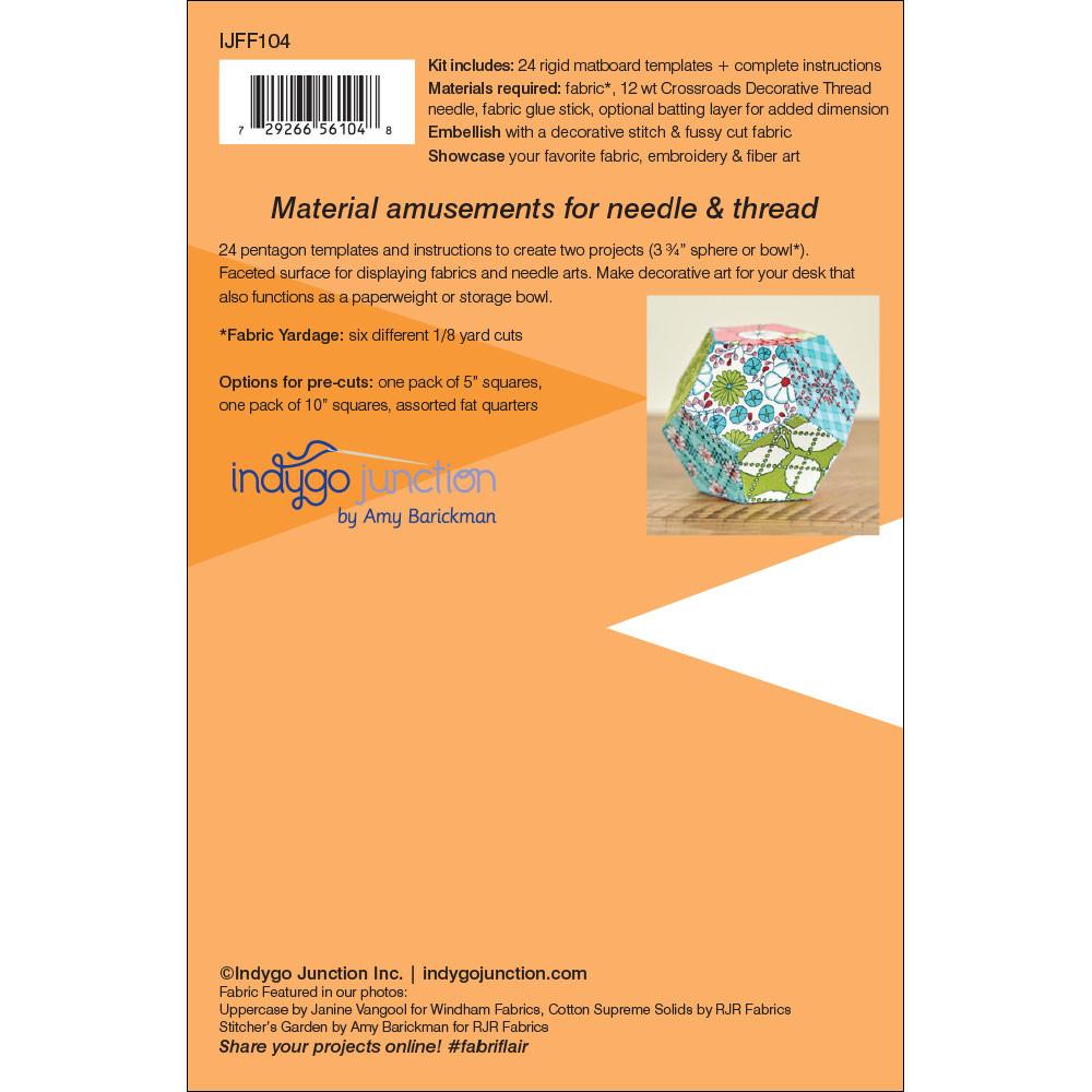 Faceted Spheres & Bowl Pattern - Fabriflair