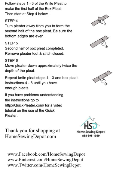 Quick Pleater makes Perfect Pleats for Quilting, Heirloom Sewing and ...